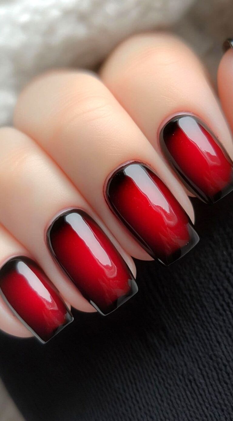 23 Ideas de Uñas Elegantes y Sencillas Rojas