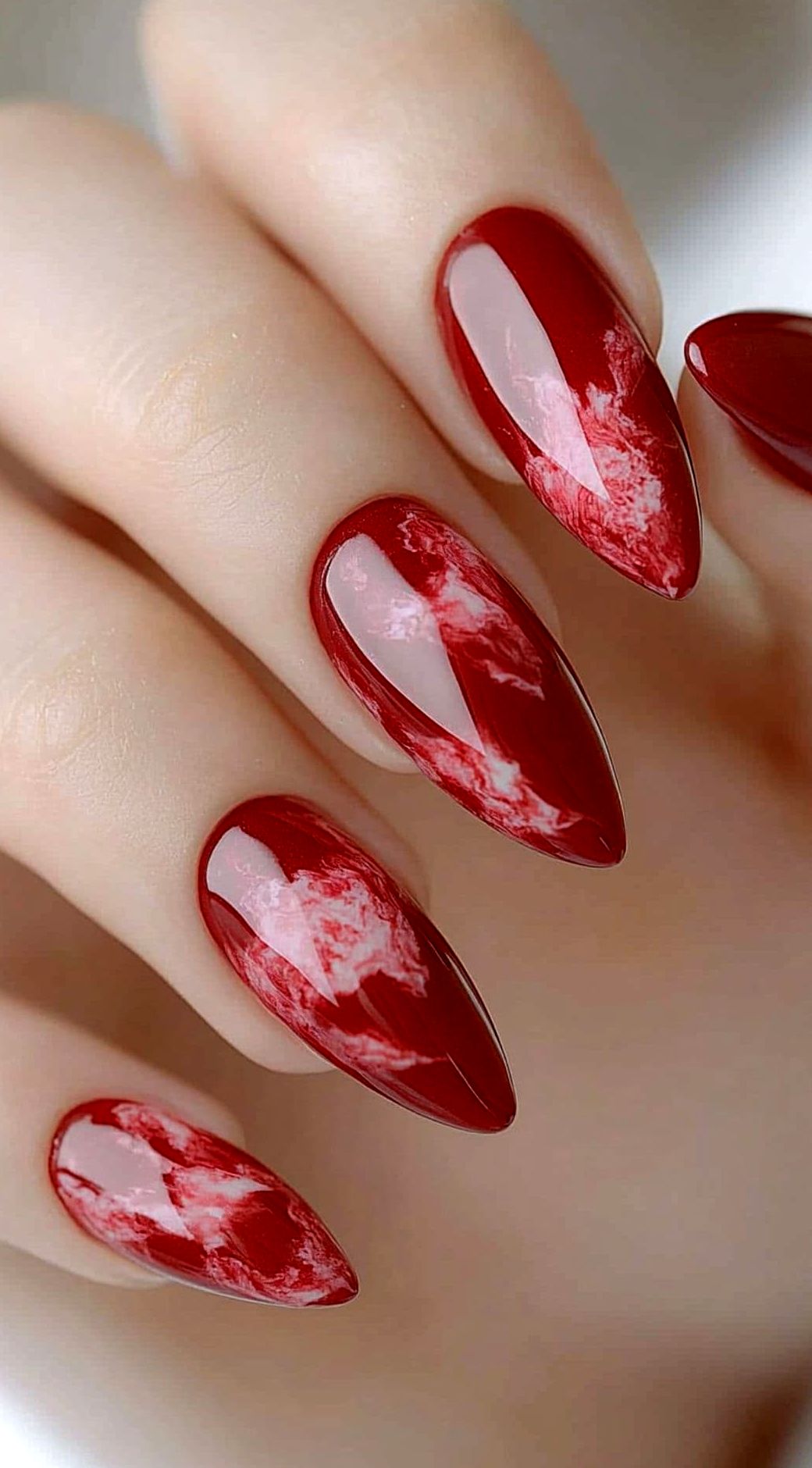 23 Ideas de Uñas Elegantes y Sencillas Rojas