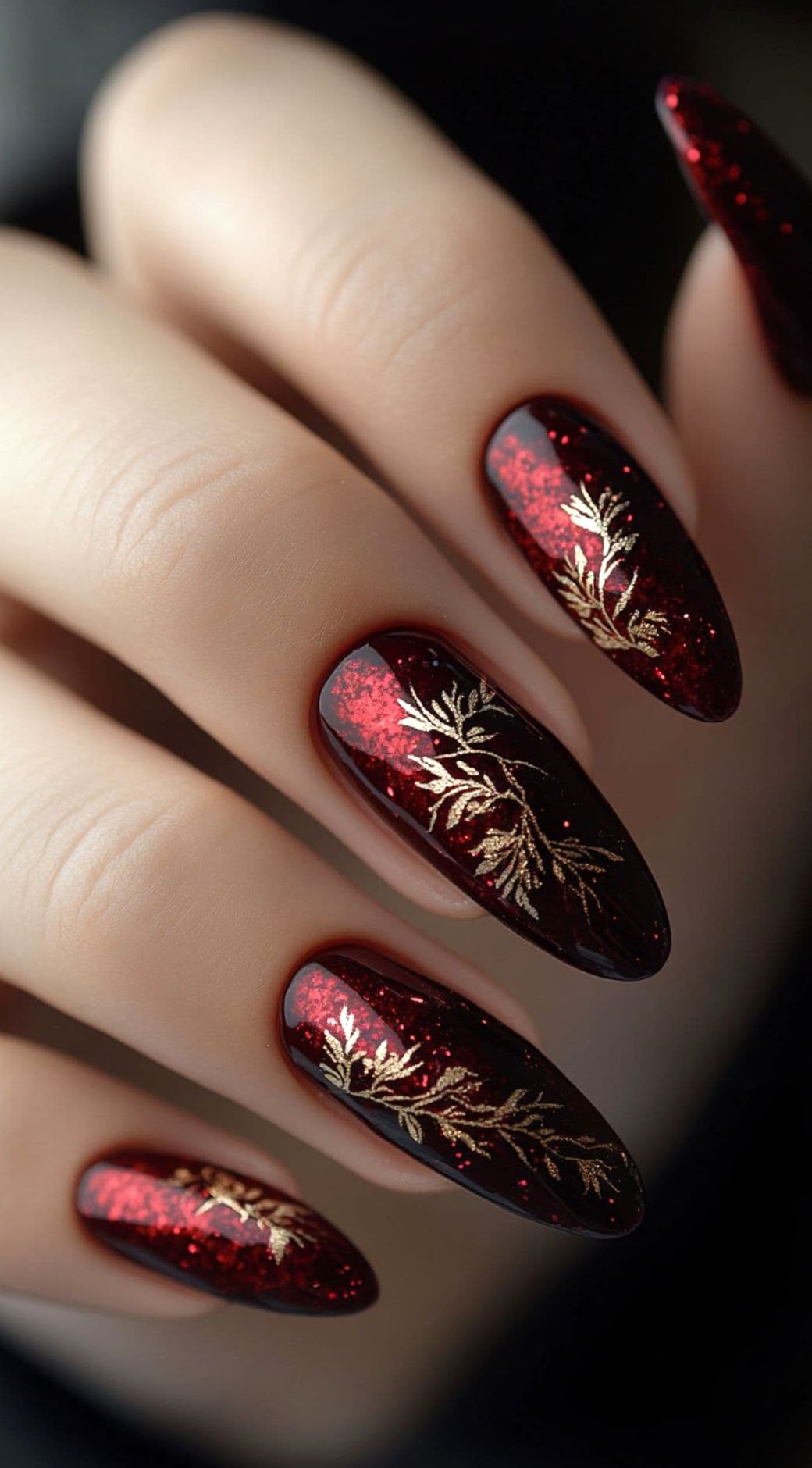 23 Ideas de Uñas Elegantes y Sencillas Rojas