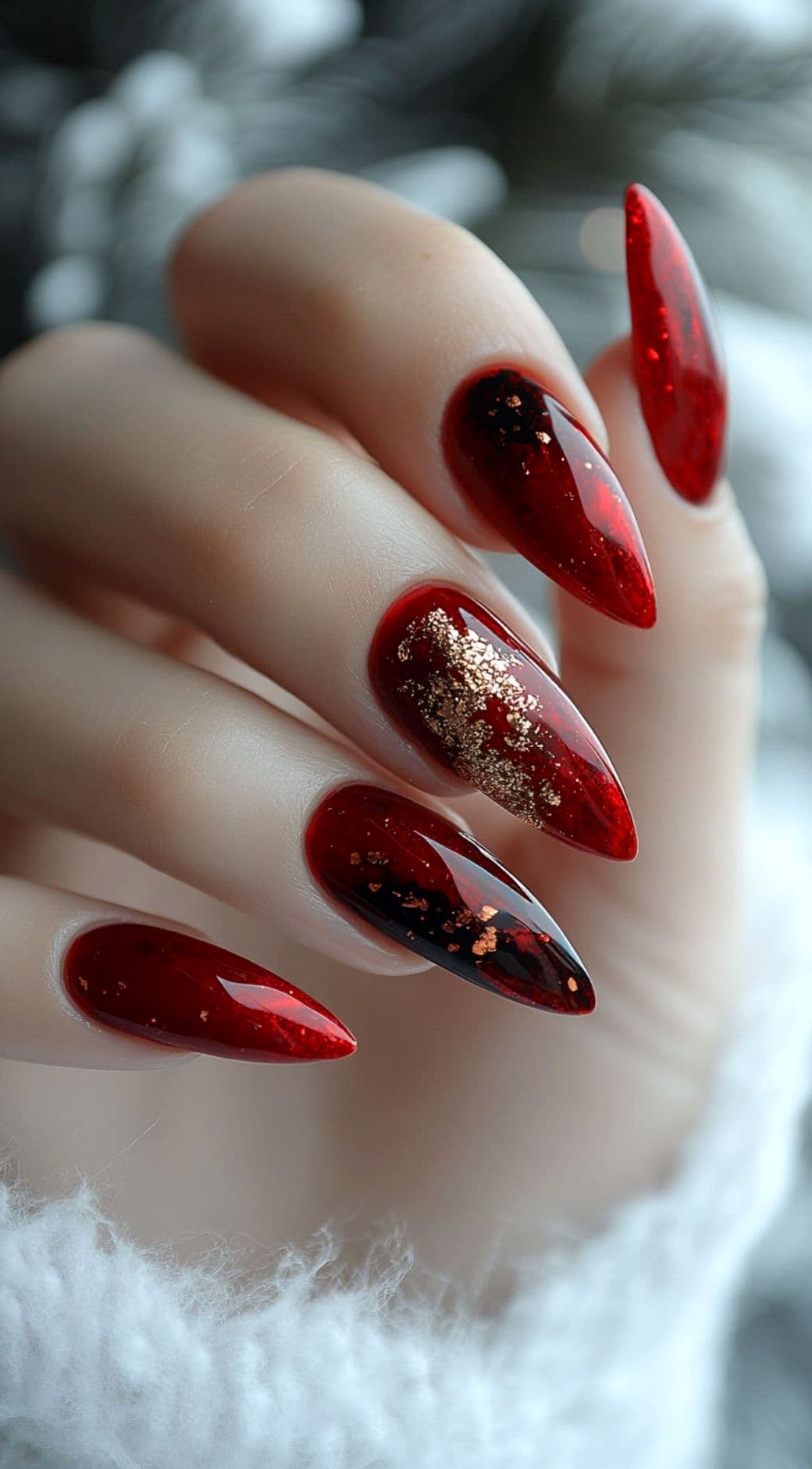 23 Ideas de Uñas Elegantes y Sencillas Rojas